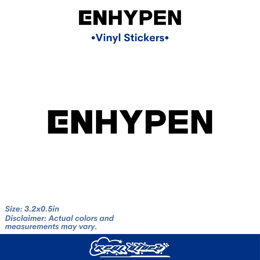 Enhypen Sticker Kpop Vinyl Stickers WATERPROOF | Shopee Philippines