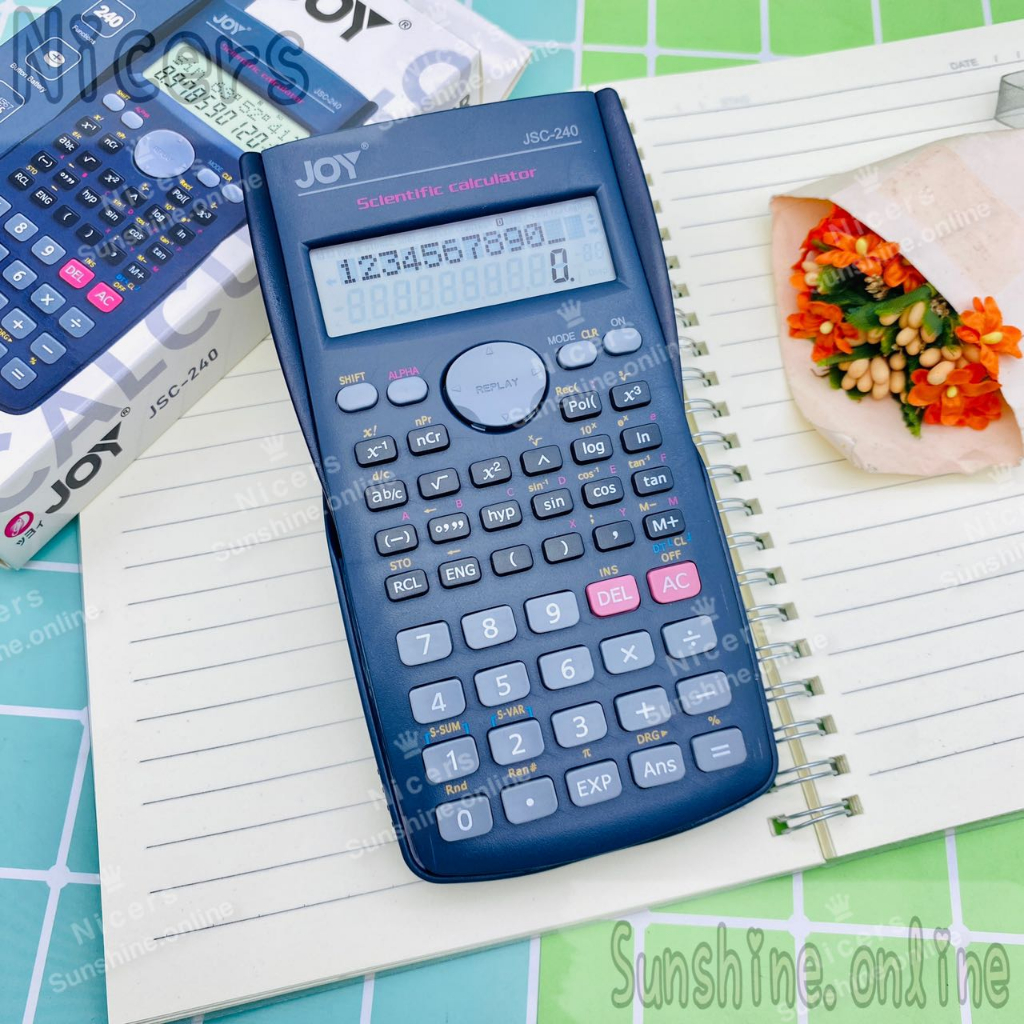 JSC-240 JOY Scientific Calculator With Cover With Battery | Shopee ...