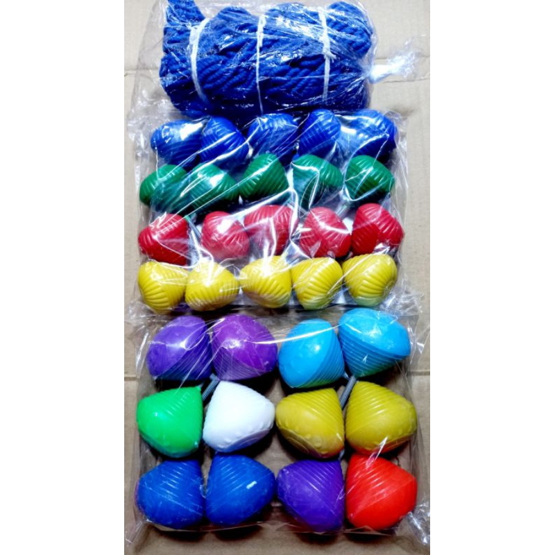 12PCS BIG/20PCS SMALL PLASTIC TUROMPO WITH TALI | Shopee Philippines