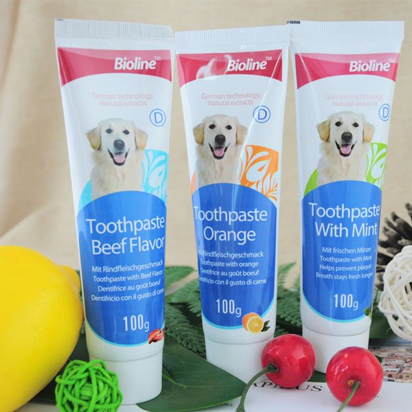 6pcs Bioline Dental Care Single Toothpaste 100g - Dog Toothpaste ( Mint ...