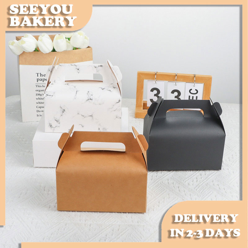 Pastry Kraft Paper Box Case Cake Cupcake Cookie Food Bread Pack Cake ...