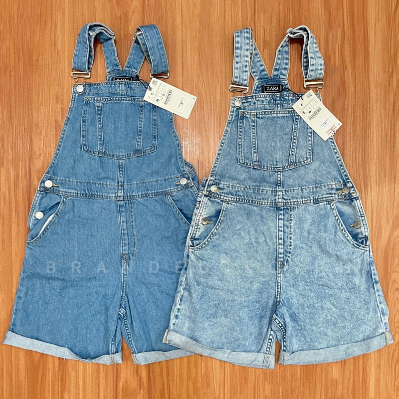 Branded Denim Overall Shorts | Shopee Philippines
