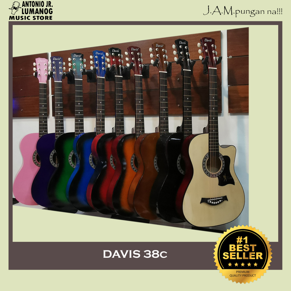 Davis JG38c Acoustic Guitar | Shopee Philippines