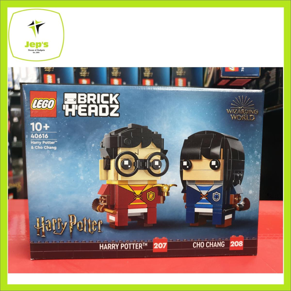 Lego Brickheadz 40616 Harry Potter and Cho Chang (2023) | Shopee ...