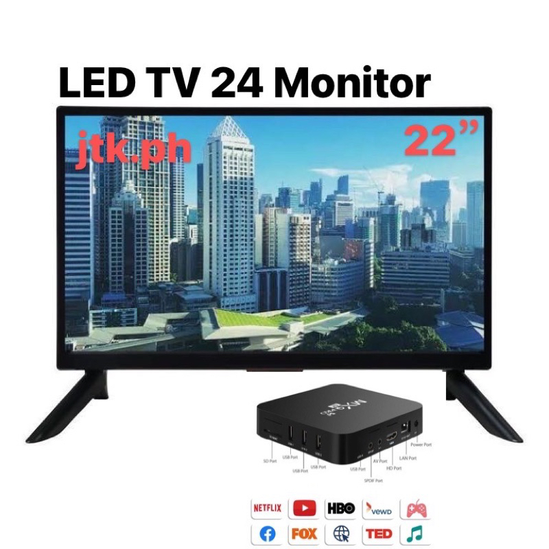 COBY 24”Slim LED TV (screen 22 inches ) | Shopee Philippines