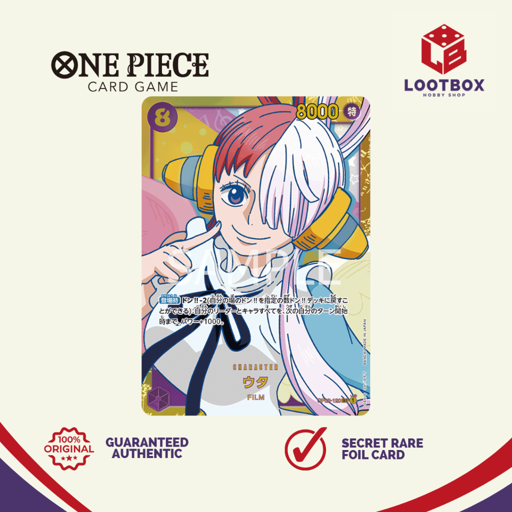 One Piece Card Game: OP02-120 Uta (Secret Rare Japanese) - OP02 ...