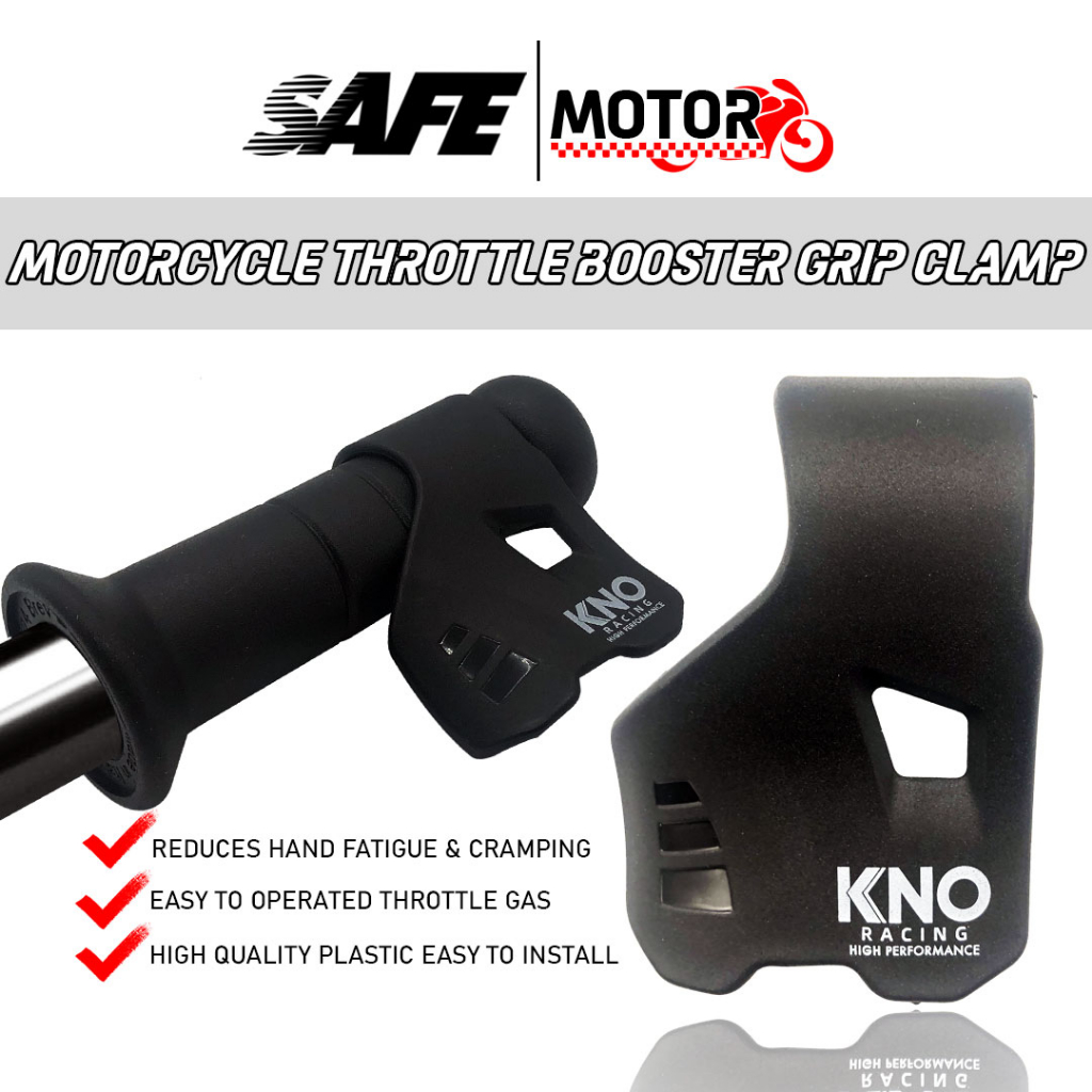 MOTORCYCLE THROTTLE BOOSTER HANDLE CLIP GRIPS CLAMP UNIVERSAL | Shopee ...
