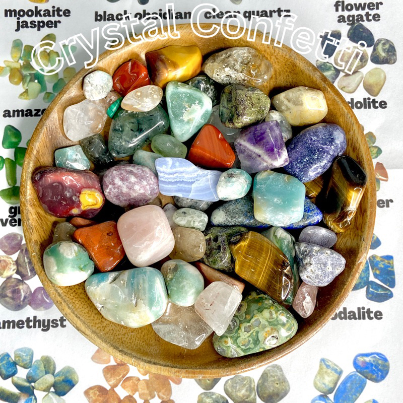 Divine Glow Quest crystal confetti stone (100% natural crystal ...
