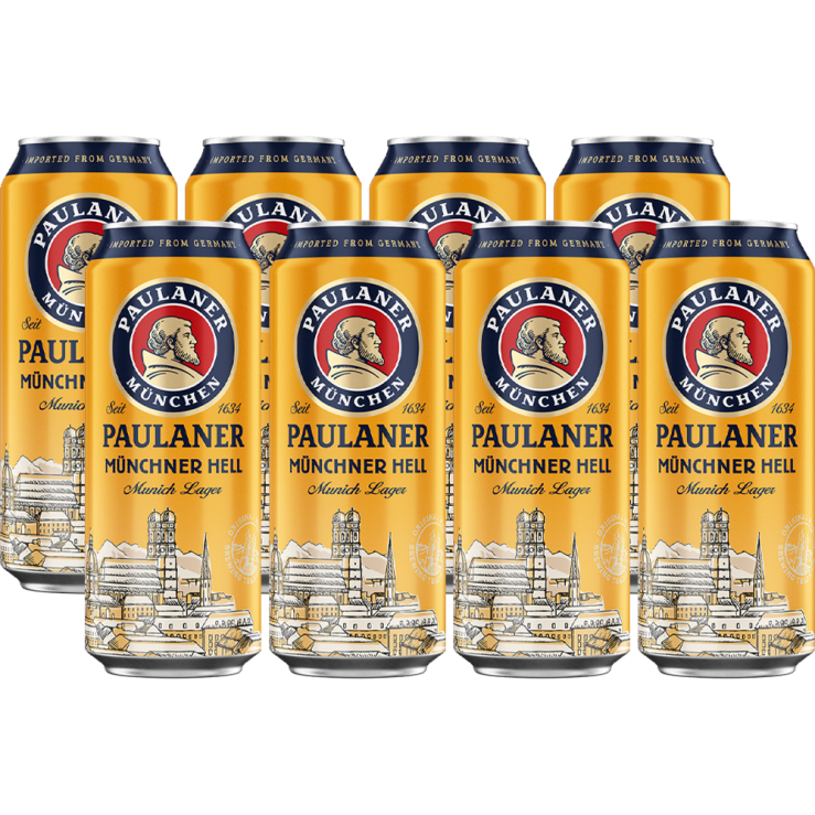 Paulaner Munchner Hell Can Beer 500ML | Shopee Philippines