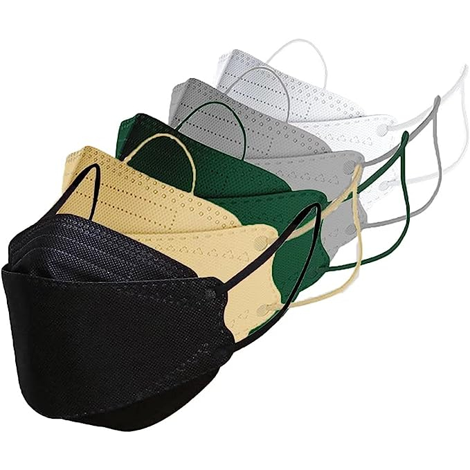 10PCS Mask KF94 Face Mask 4 Layer Protection Filter 3D Anti Viral ...
