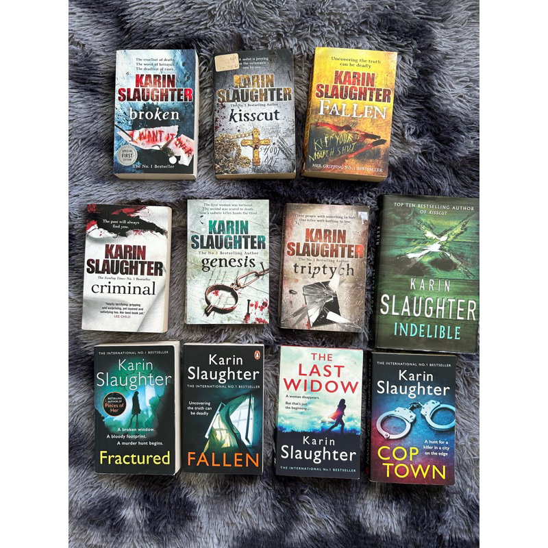 karin slaughter cara hunter sue grafton novels | Shopee Philippines