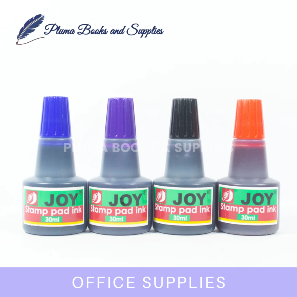 PB&S - 1's - Joy Stamp Pad Ink Refill, 30ml (Black, Red, Blue, Violet ...