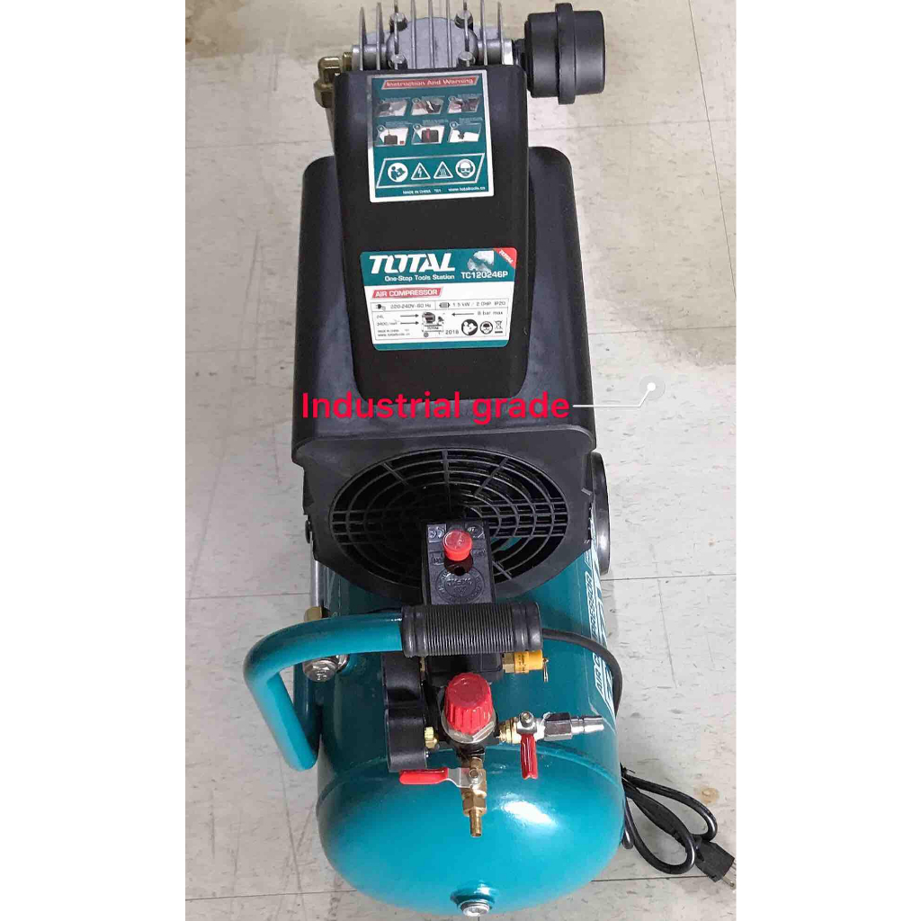 TOTAL Air compressor 2HP TC120246P industrial supplies | Shopee Philippines