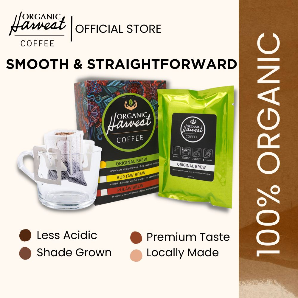 Organic Harvest Coffee Personal Drip Coffee - Original (10x10g Sachet ...