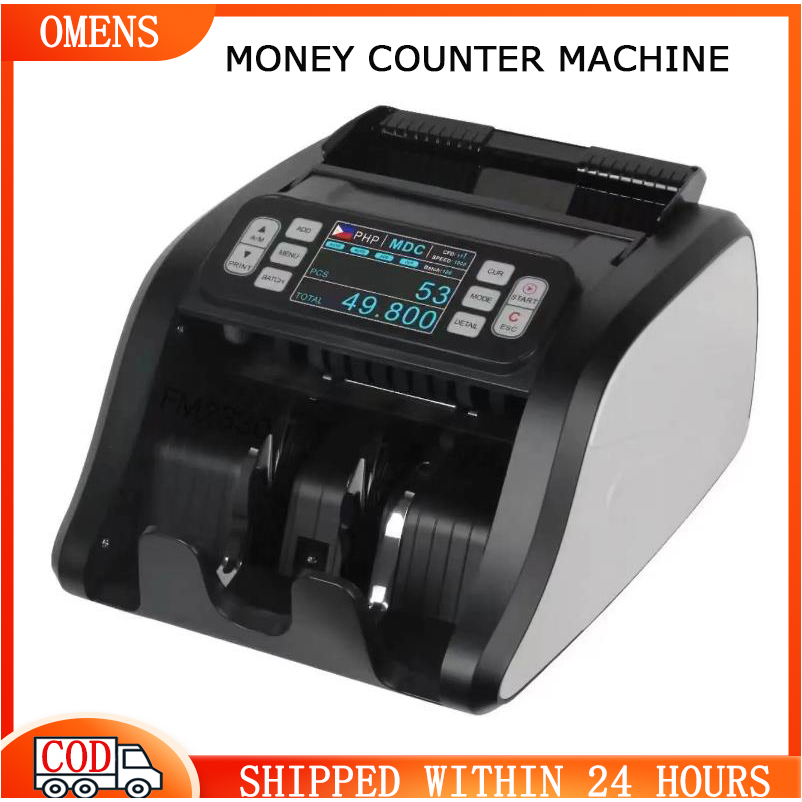 Automatic Money Counter Cash Bill Counting Statistical Amount For Bank ...