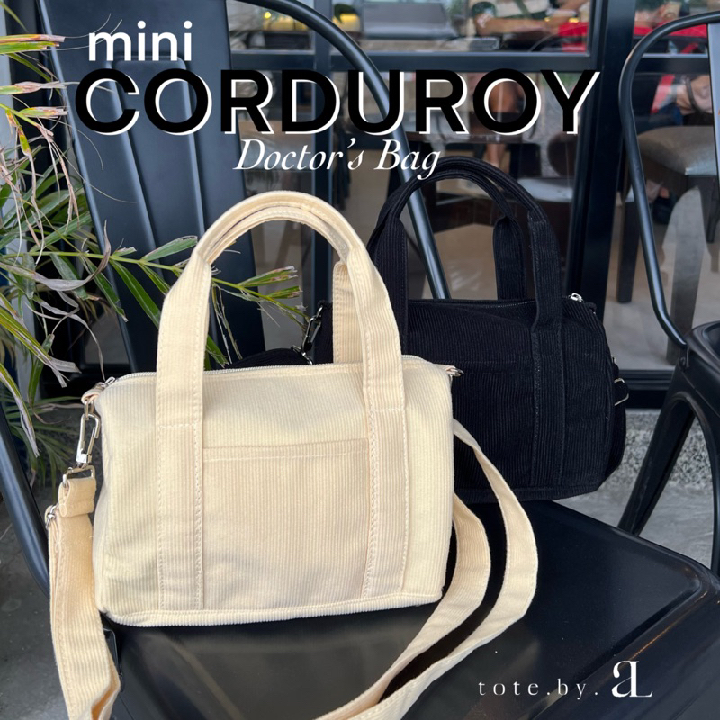 Mini Corduroy DOCTOR’S BAG Micro Sling and Hand Bag | tote.by.al ...