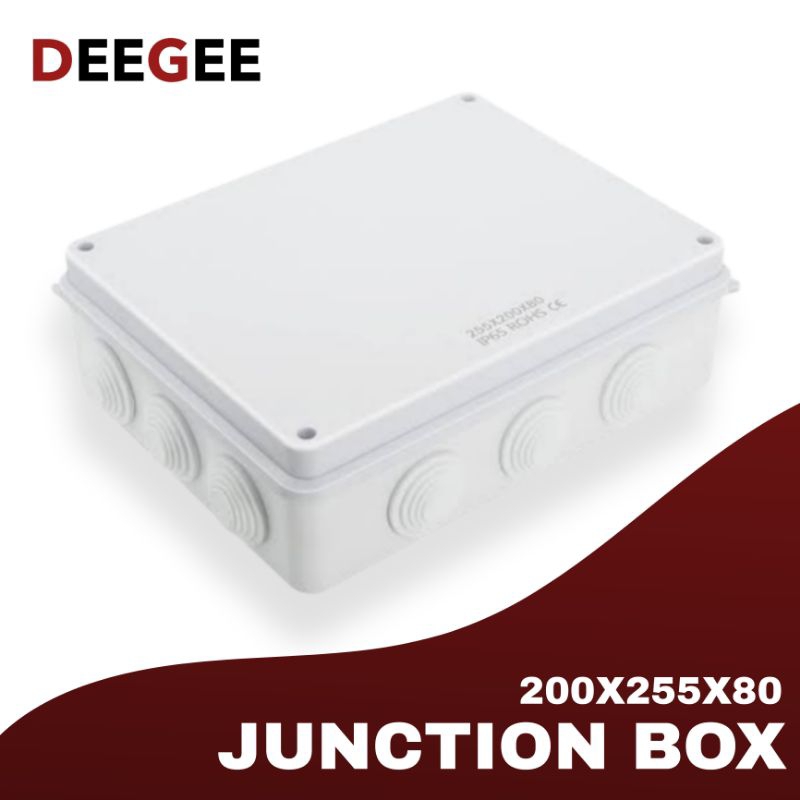 255x200x80mm IP65 Waterproof Outdoor Electrical CCTV Enclosure Square ...