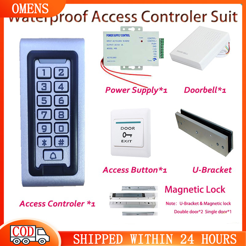 Metal Waterproof Access Control System Kit Electric Magnetic Lock Kit ...