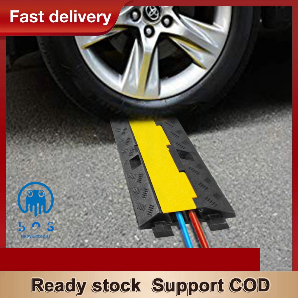 【COD】Rubber Humps Speed Bump Speed Hump Cable Protector Single Channel ...