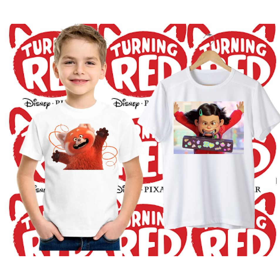TURNING RED DESIGN KIDS SHIRT | Shopee Philippines