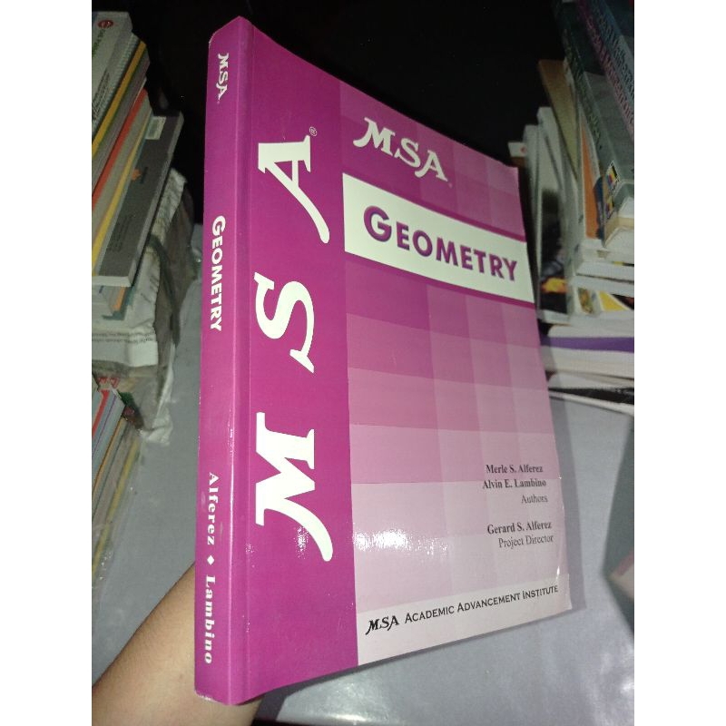MSA Geometry by: Merle Alferez | Shopee Philippines
