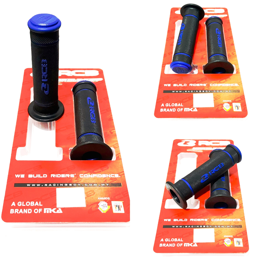 RCB Universal Fit Motorcycle Hand Grips - Comfortable and Secure Grip ...