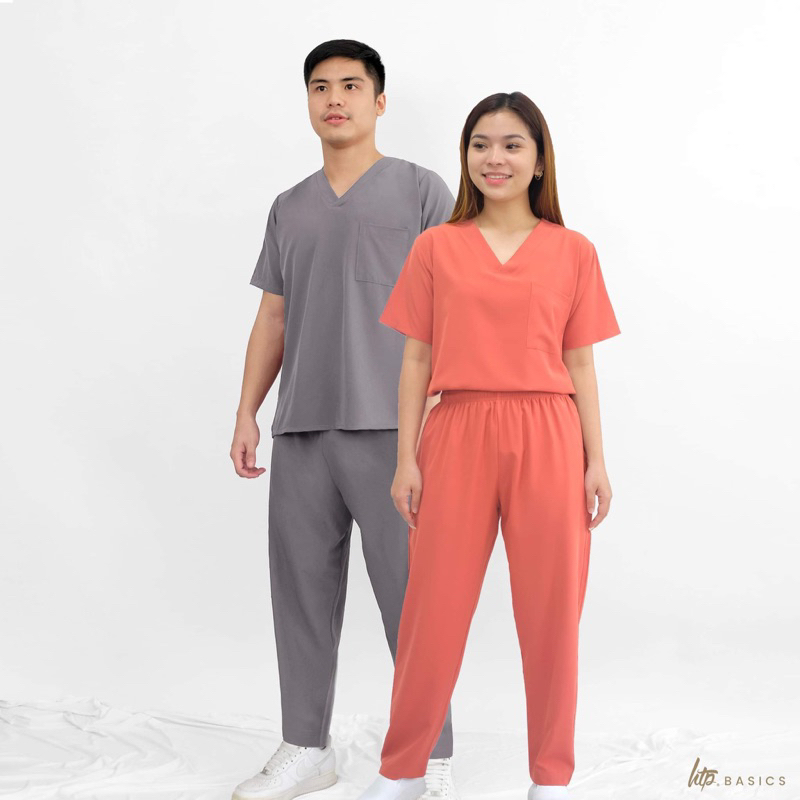 HTP Basics - 5 Pocket Unifit Scrub Suit (Unisex) | Shopee Philippines