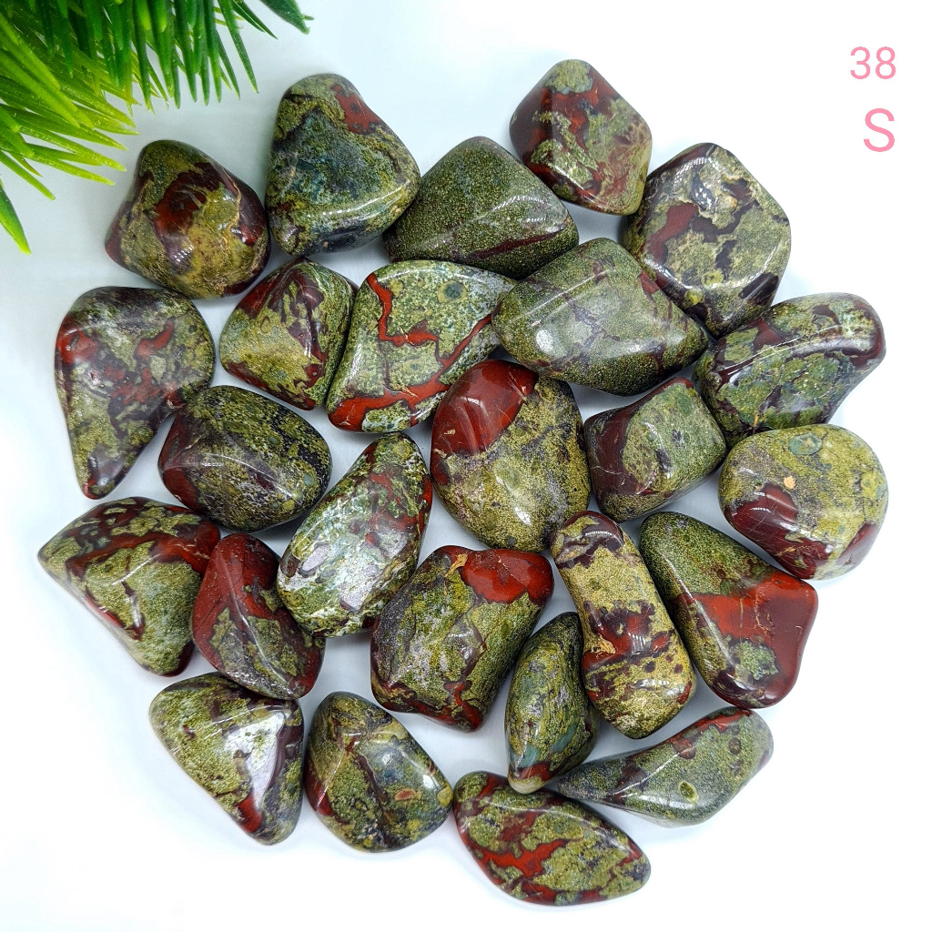 Dragon Bloodstone Tumbled Crystal - Dragon Blood Stone Jasper Healing ...