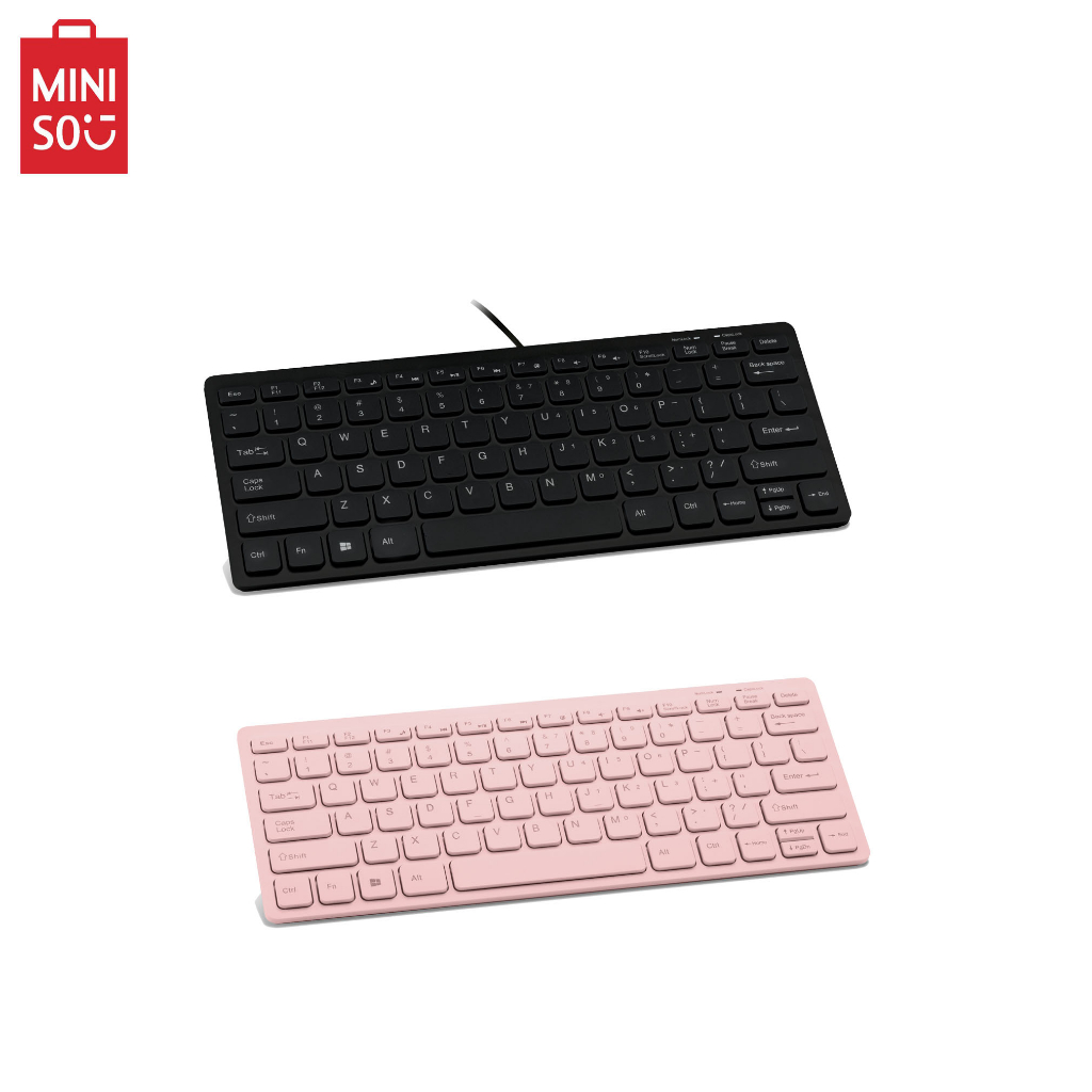 MINISO Mini Wired Keyboard for Laptop Model: MK82 | Shopee Philippines