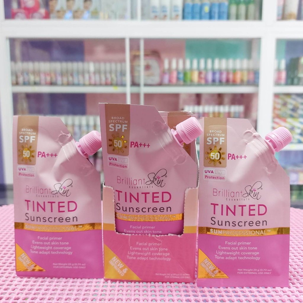 Brilliant TINTED Sunscreen Gel-Cream SPF 50 (20g) | Shopee Philippines