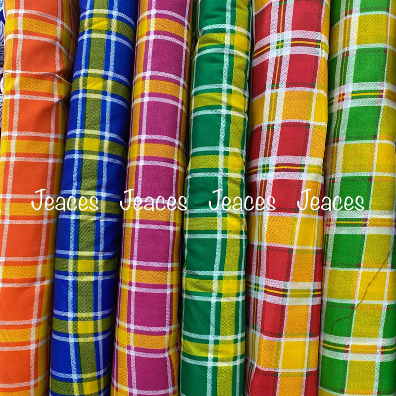 JEACES Chinese Cotton CHECKERED #56 (36" width) TELA PER YARD | Shopee ...