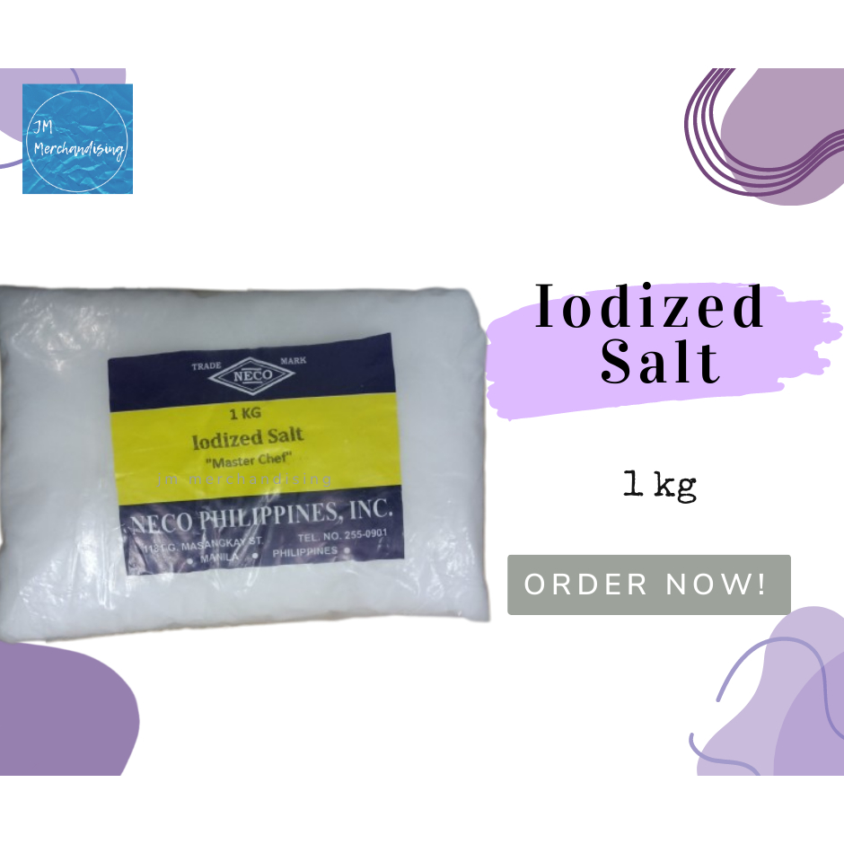 Iodized Salt Master Chef, 1kg | Shopee Philippines