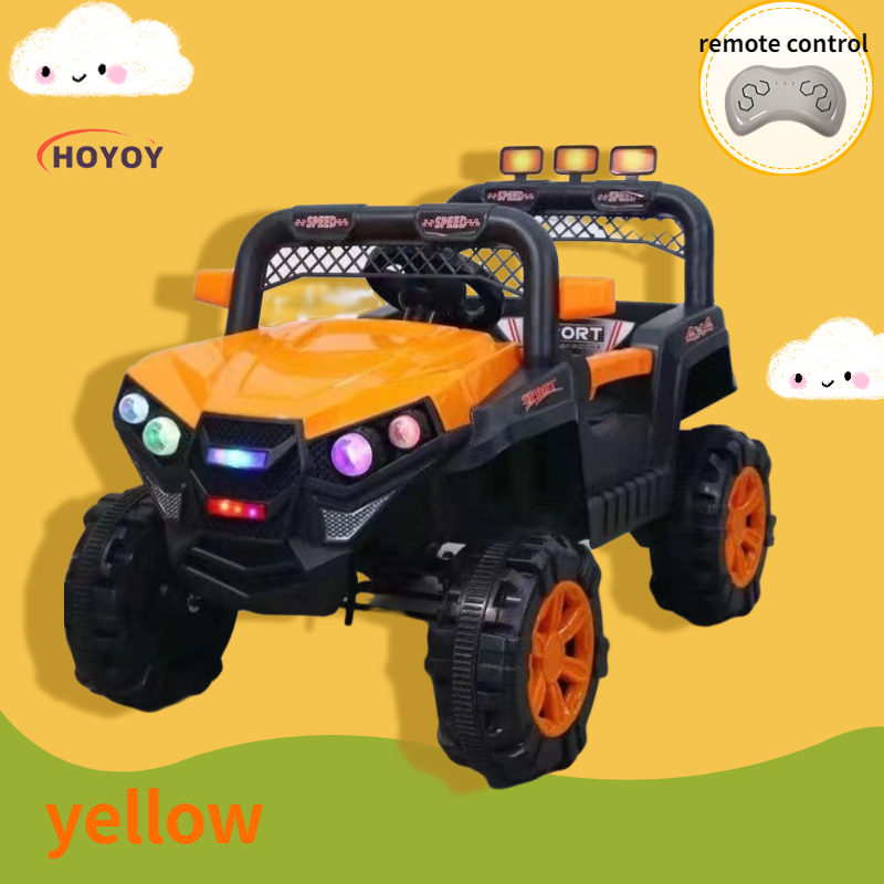 Kids Electric Car Four-Wheel Electric Jeep Off-Road Toy Kid Ride On Car ...