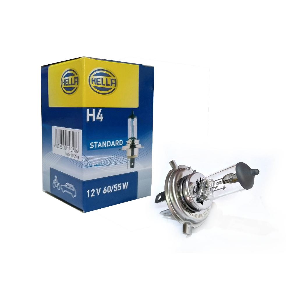 Hella H4 12v 60/55W P43T Standard Halogen Bulb - 1 pc ( Head Light ...