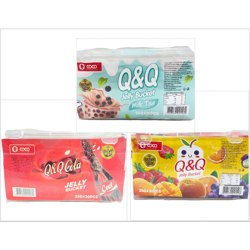 COCO Q&Q JELLY BUCKET 35GX30PCS | Shopee Philippines