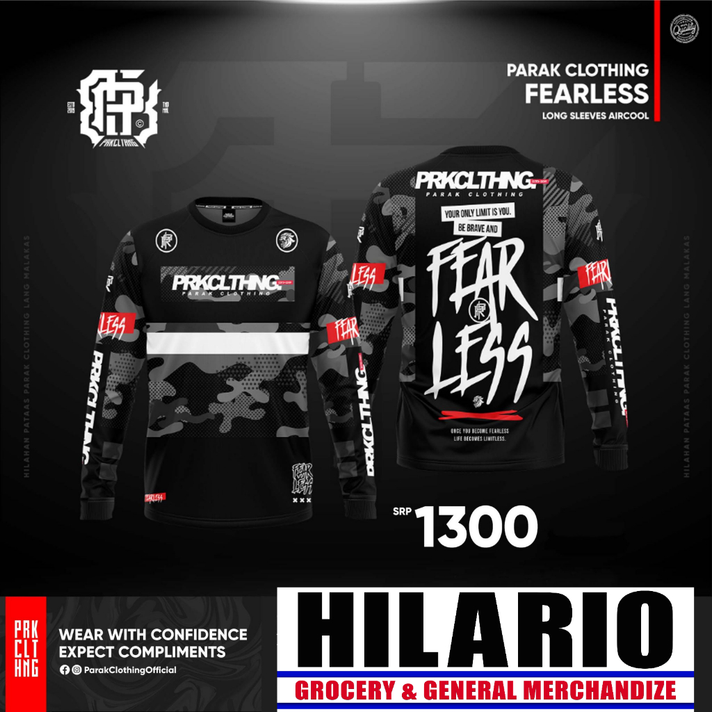 FEARLESS PARAK CLOTHING ORIGINAL LONG SLEEVES / T-SHIRT PHASE OUT ...