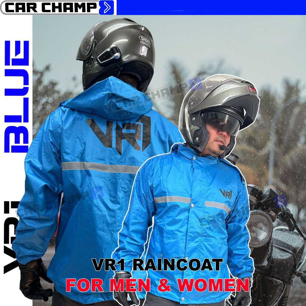 VR1 Raincoat / Rain Coat for Motorcycle Riders - Rainproof New Release ...