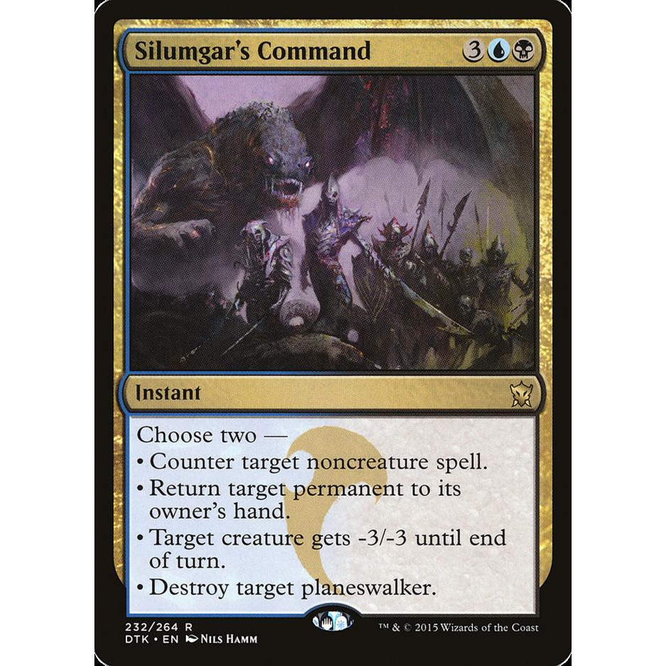 Silumgar's Command - Dragons of Tarkir (DTK) | Shopee Philippines