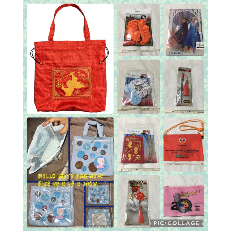 Disney, Mulan, Frozen, Hello Kitty, Sesame St Elmo Authentic Product ...