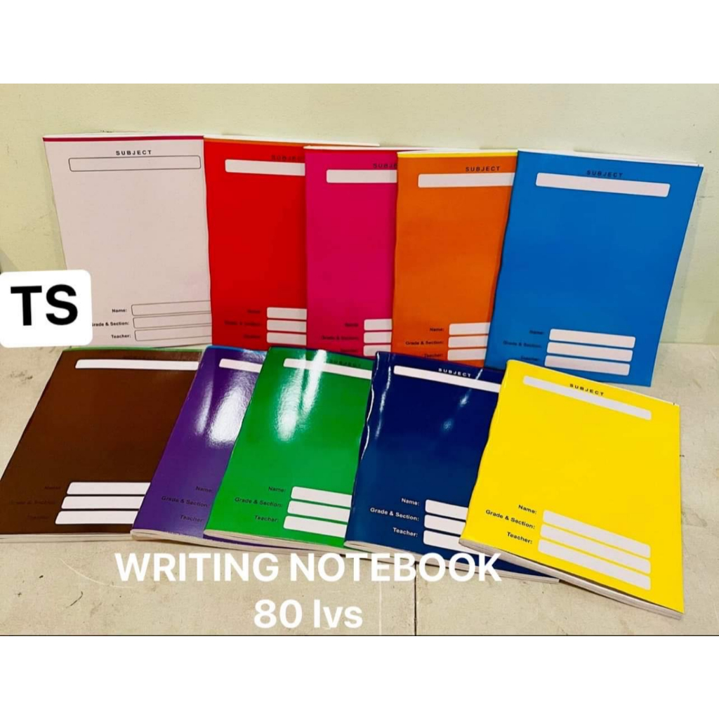 Writing Notebook 80 Leaves 6" x 8.5" (Sold per pieces) | Shopee Philippines