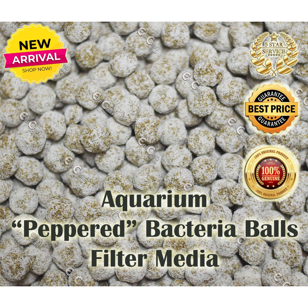 JTC 250g Aquarium Filter Media Peppered Bacteria Balls (Acc) (Flt ...