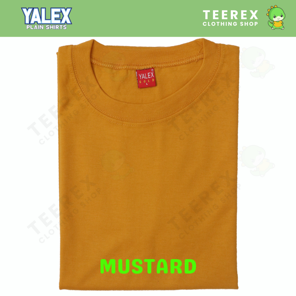 YALEX PLAIN SHIRT (RED LABEL) SHADES OF YELLOW (ORANGE MUSTARD YELLOW ...
