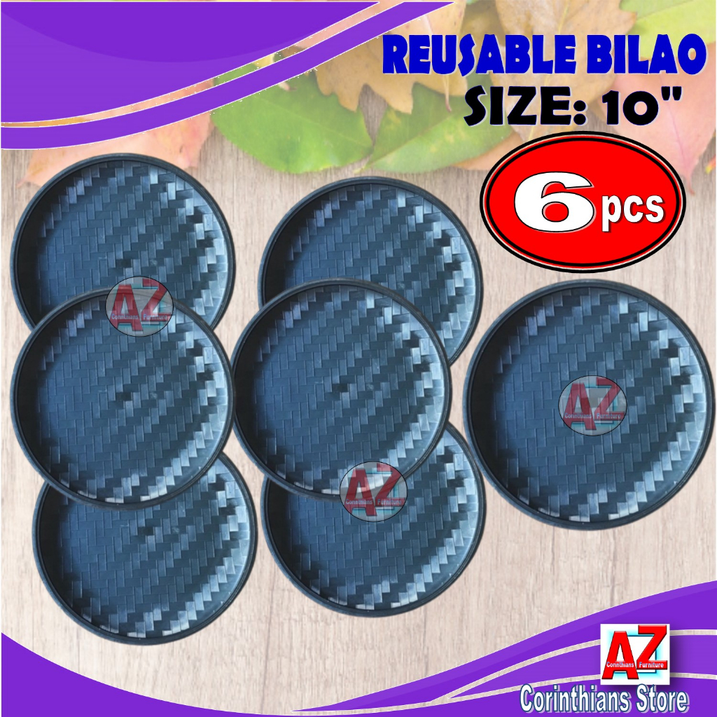 Plastic Bilao Round Size 10" (6pcs) Reusable Made of Clean Durable ...