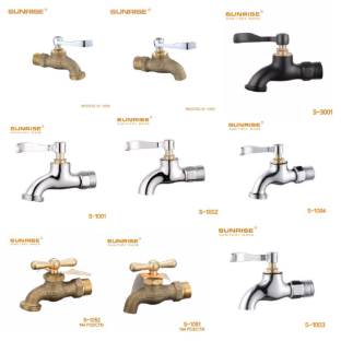 Sunrise Brand! Heavy-duty Copper,Gi , chrome,black iron faucet with ...