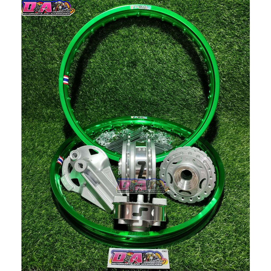 RIM SET 17s YASAKI LIGHTEN HUB SET (ARIETTE) GEAR TYPE FOR HONDA WAVE ...