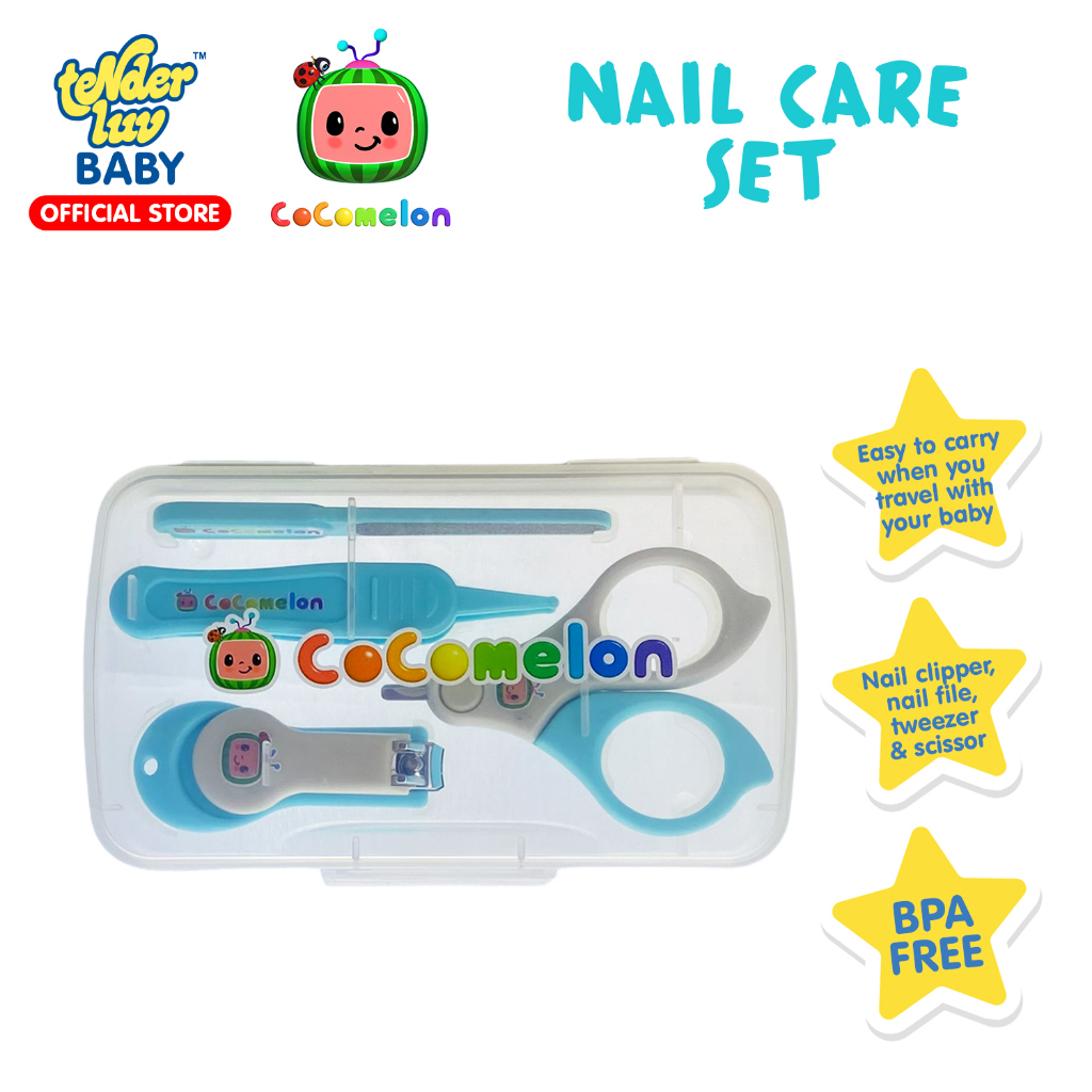 Cocomelon Nail Cutter Baby Nail Care Set | Shopee Philippines
