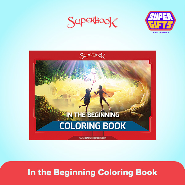 Superbook® In The Beginning Coloring Book | Shopee Philippines