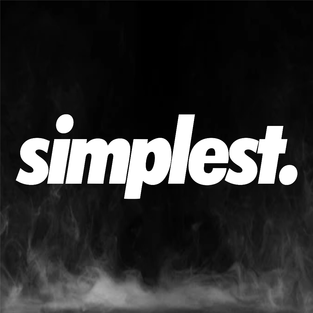 ORIGINAL SIMPLEST decal sticker cutout for car , motorcycle and more ...