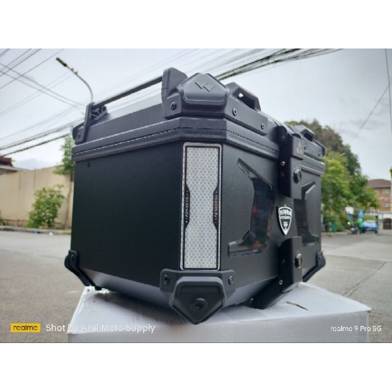 Niwra Hard Plastic Top Box 45L with Backrest | Shopee Philippines