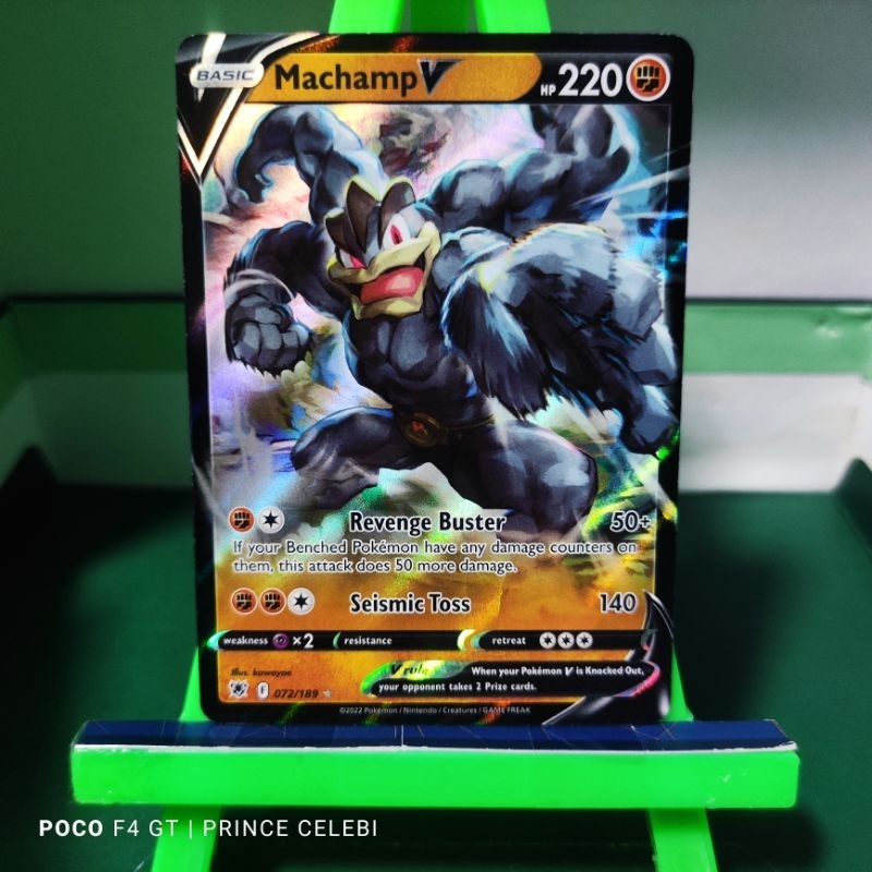 Pokemon TCG - Machamp V | Shopee Philippines